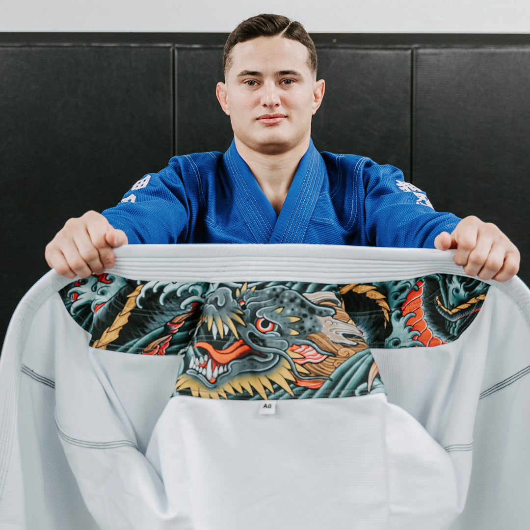 OSS Kimonos Original X Holy Scythe Blue – OSS Clothing