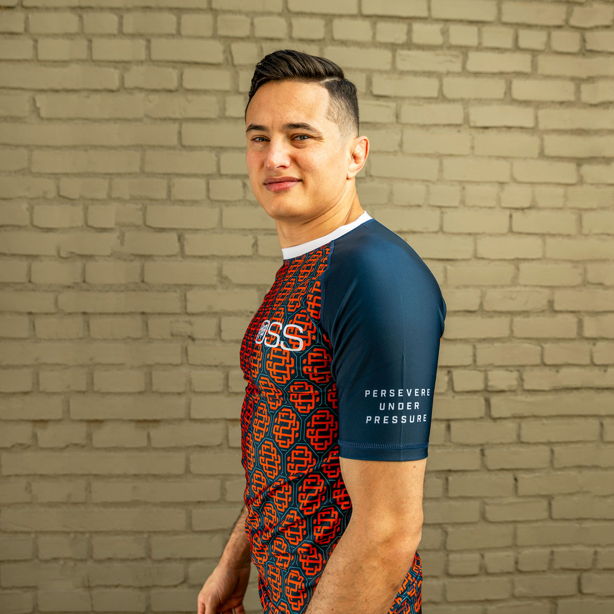 OSS Monogram Rash Guard | Navy – OSS Clothing